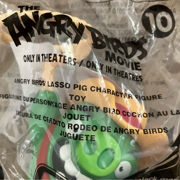 McDonald's | Toys | New The Angry Birds Movie Lasso Pig Mcdonalds Happy ...